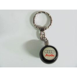 Portachiavi sferico nero logo Audi