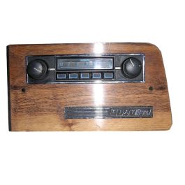 Autoradio usata Autovox AM linea azzurra per cruscotto Fiat 132