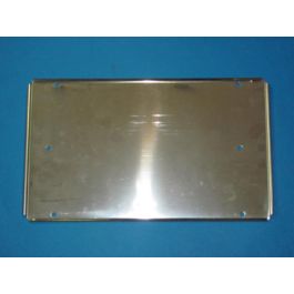 Portatarga posteriore inox per targhe rettangolari vecchio tipo (cm.34 ...
