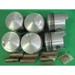 Serie 6 pistoni diam. 77,8 Mondial Piston con fasce e spinotti Fiat ...